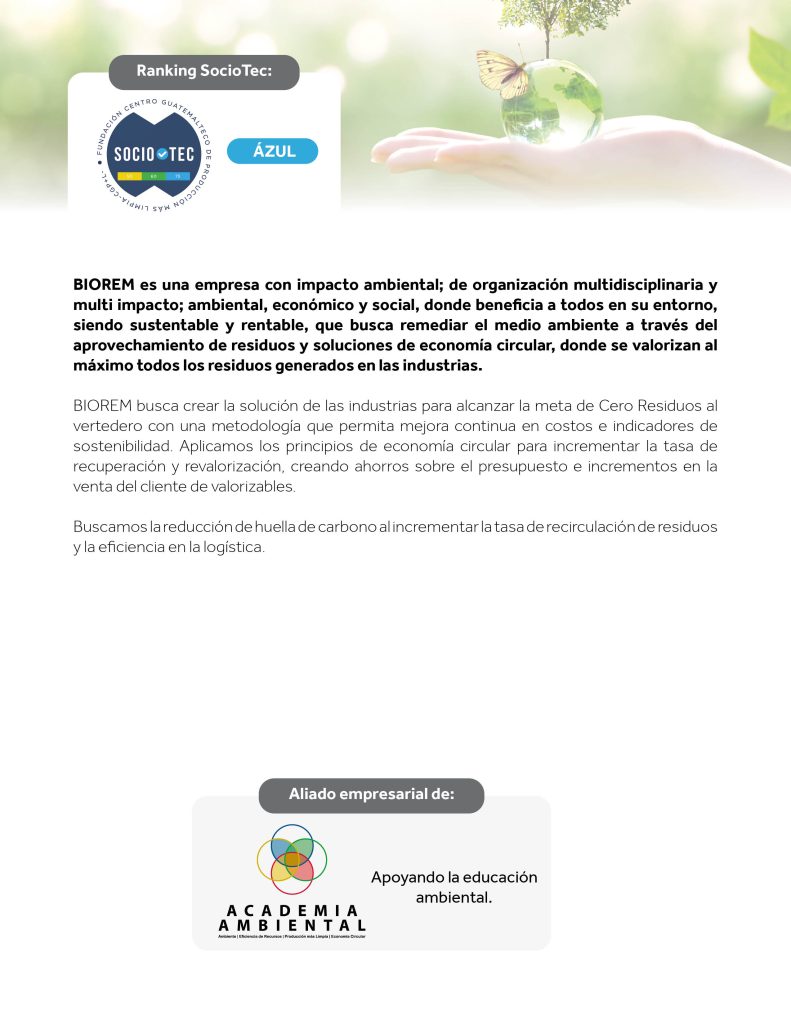 Catálogo Socio Tec – Soluciones Biorem – CGP+L